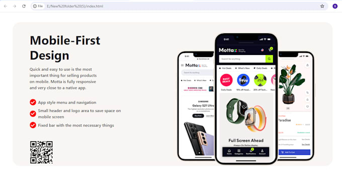 Be Your Frontend And Backend Web Developer Using Htmlcssbootstrapjavascript By Sarmad0427