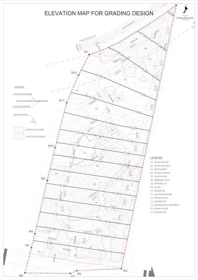 Create topography map and grading plan by Thienbui93 | Fiverr