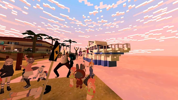 Create vrchat world, vrc world, vrchat environment, virtual reality, 3d ...
