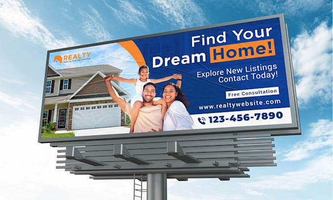 Create eye catching billboard designs for outdoor ads by Jahirulsu | Fiverr