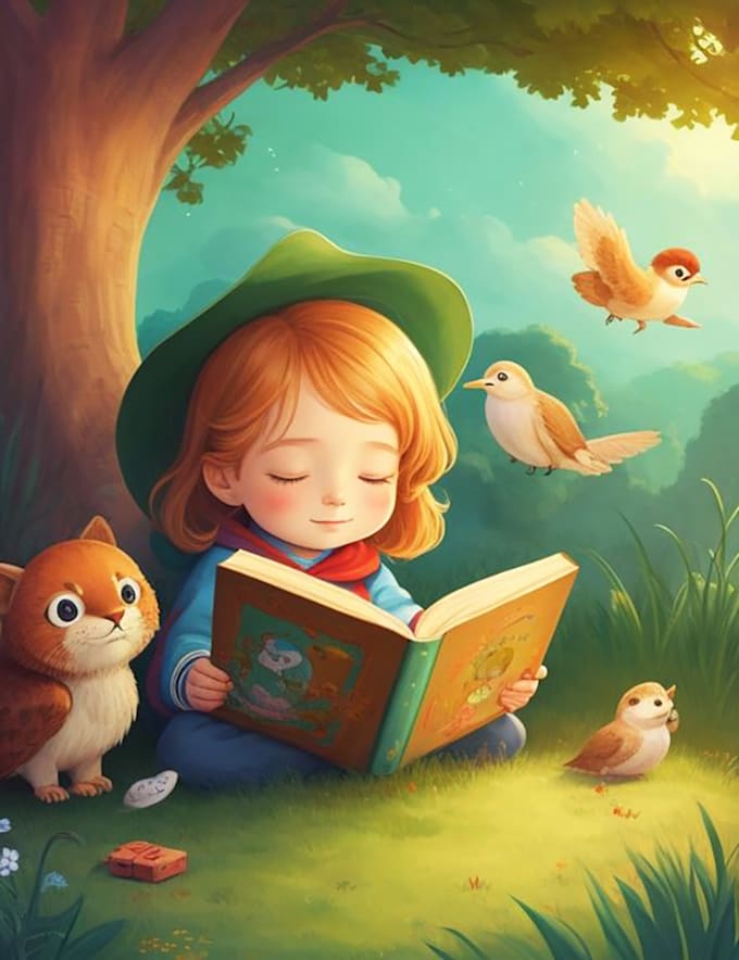 Children story book illustration and children story book illustration ...