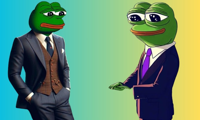 Create funny meme art solana meme coin dank meme wojak goofy pepe ...