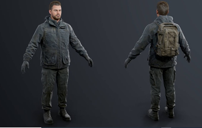 Build stylized 3d character model aaa nsfw character model, texture, 3d ...