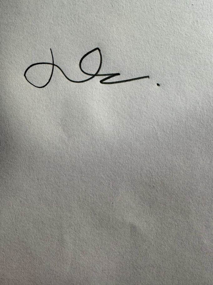 Digitize, vectorize, trace, convert handwritten signature to vector by ...