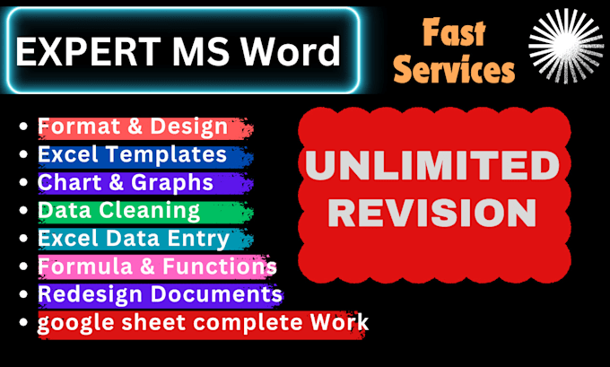 Be your professional virtual assistant for ms word, ms excel and ...