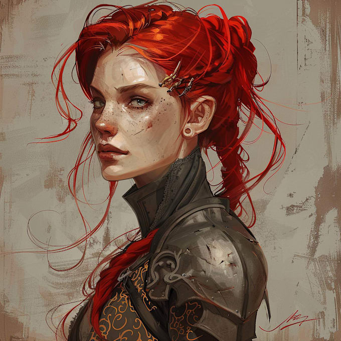 Do your fantasy,scifi ,rpg character full body or portrait by ...