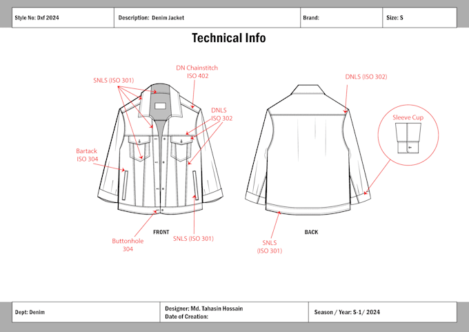 Design a tech pack for manufacturing or your business by Mdtahasin9 ...