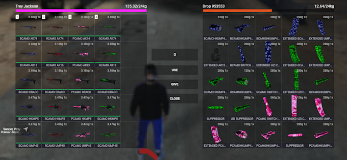 Create you a fivem camo addon gun pack with attachments by ...