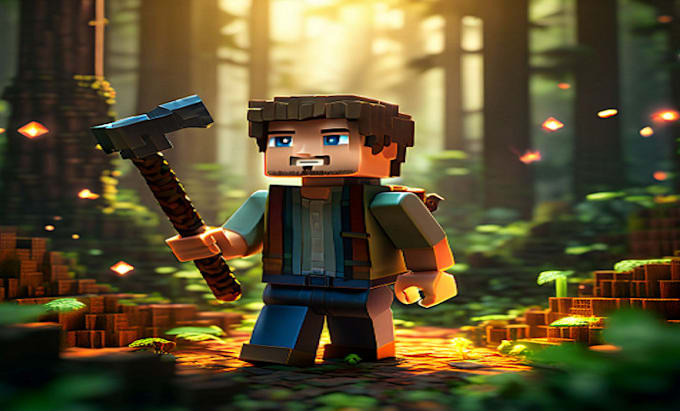 Create top notch minecraft animation, 3d minecraft, 2d minecraft in ...
