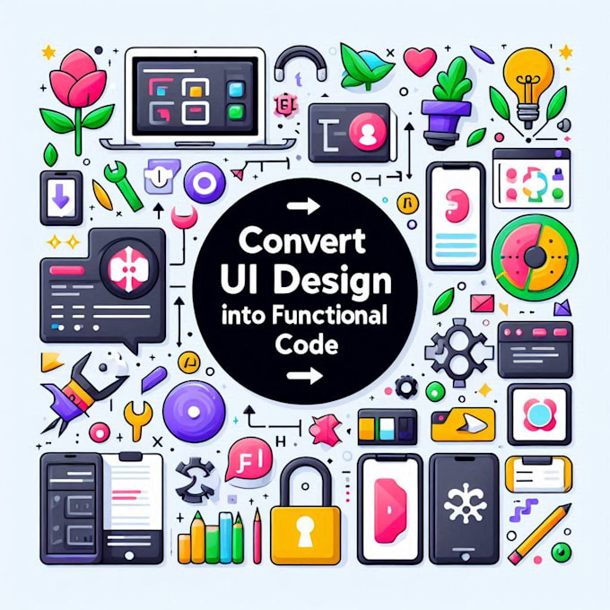 Convert figma ui design into functional code in react or angular by Nihpatel | Fiverr