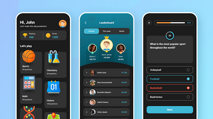 Develop trivia quiz, poll test, audit exam survey form and feedback ...