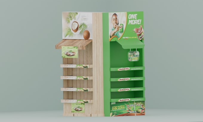 Creative 3d retail product display, pop, stand and posm by Hanmmadali ...