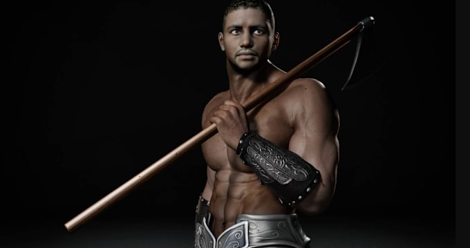 Modeler for game film 3d stylized human model, texture retopology uv map animate by Warizcashre ...