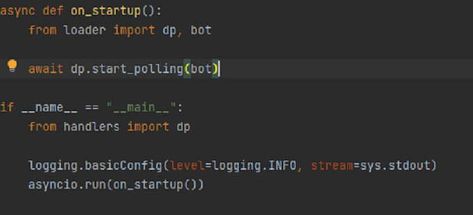 Write telegram bot in python by Newbiep | Fiverr