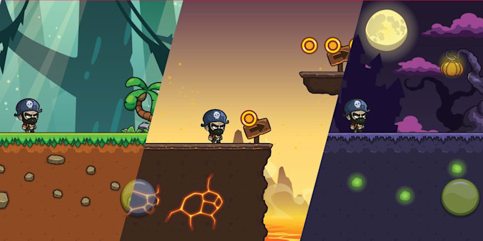 Do 2d game reskin 2d game prototype unity 2d game development by Garena_games | Fiverr