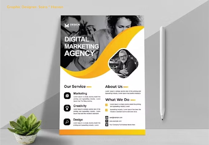 Design eye catching a4, a5 flyer and poster design by Sairahassan7676 ...