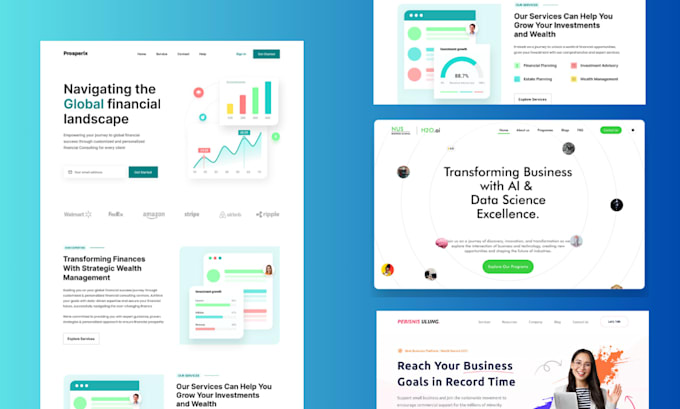 Design modern figma website ui ux, figma landing page, figma website by ...