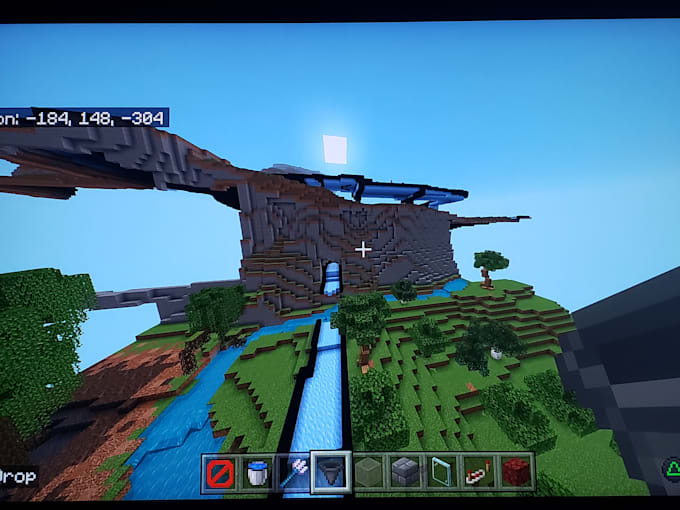 Build landscaping in minecraft bedrock by Untalntedbrokie | Fiverr