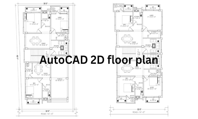 Design autocad 2d floor plan and structural detail drawing by Jewel458 ...