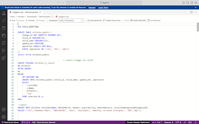 Work On Database Sql Projectsqueriesnormalizationeerduml By