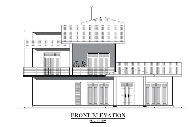 Draw architectural building plans in autocad by Sampathhousingp | Fiverr