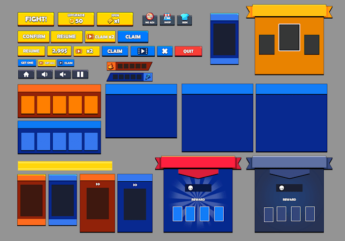 Design ui for 2d midcore casual game by Sonvuu | Fiverr