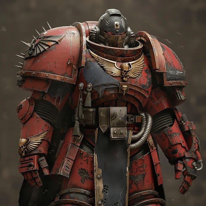 Make your warhammer 40k character illustration by Keiuaioley | Fiverr