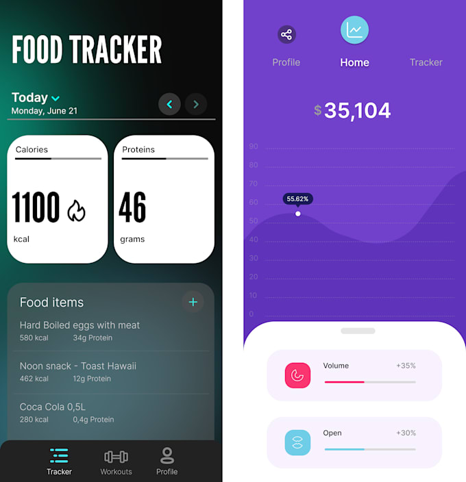 Create app ui designs and create professional custom mockups by ...