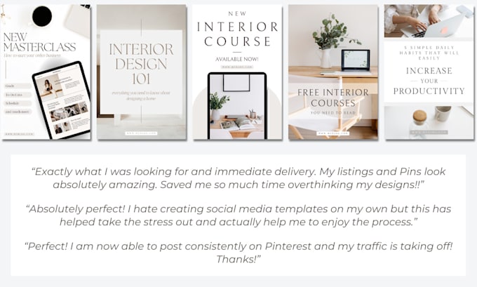 Design 30 custom, reusable professional pinterest pins by Firstsitebiz ...