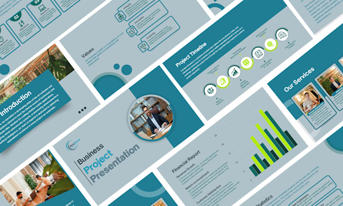 Design modern business powerpoint presentation by Zohaib_anjum6 | Fiverr