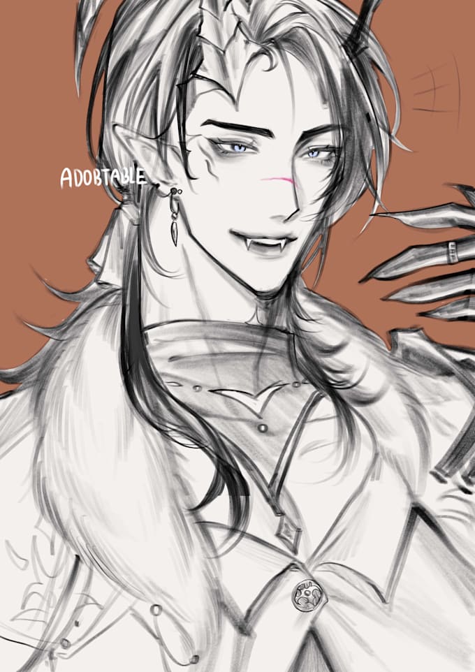 Draw your characters for you by Moonmingi | Fiverr