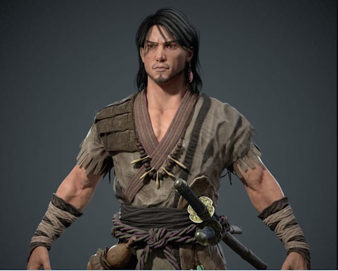 Make aaa model, mold modular character, human model, nsfw, stylized, uv ...