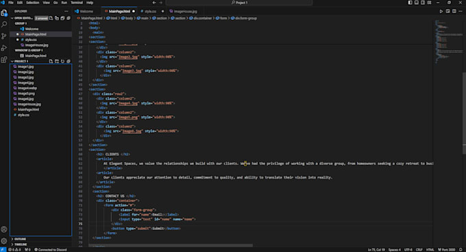 Web development with html and css by Stellarsiren | Fiverr