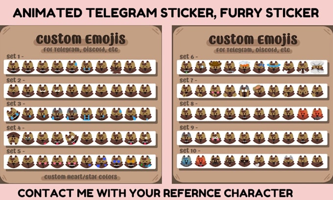 Create furry telegram sticker, animated crypto stickers and furry nsfw ...