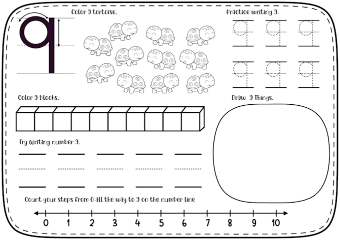 Create custom math worksheets for kids by Kiddopages | Fiverr