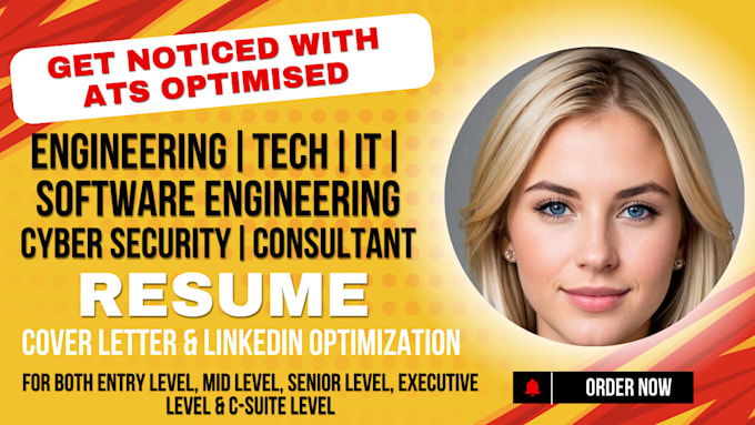 Write tech, it, engineering, software engineer, faang, software developer resume by Jennifer_job ...