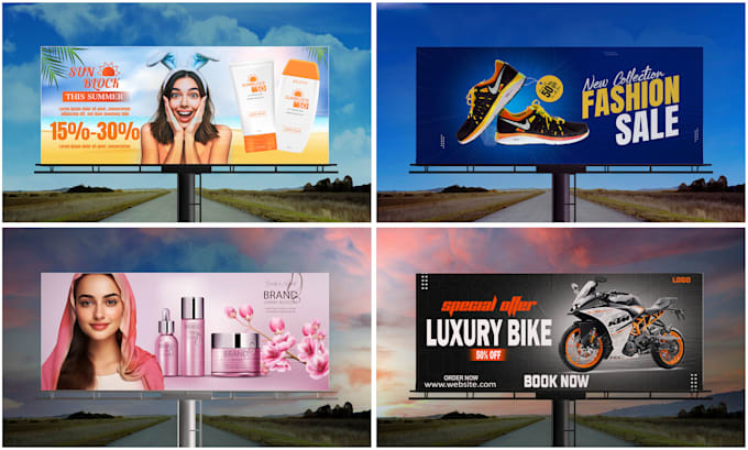 Professional billboard, signage design for outdoor advertising by ...