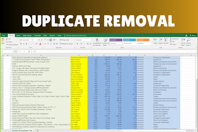 Be your virtual assistant for excel data entry, copy paste, web research by Rinobi | Fiverr