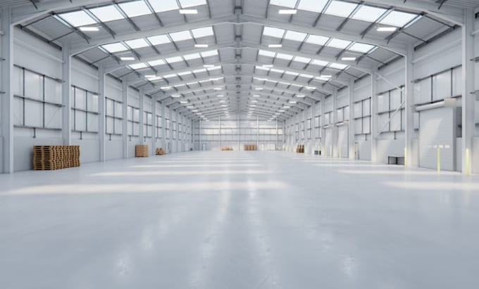 Create 3d cgi warehouse design with realistic 3d rendering by ...