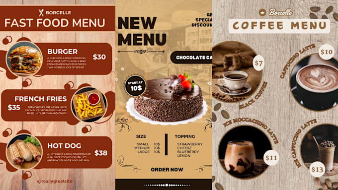 Design an amazing menu design, food menu and restaurant menu design by ...
