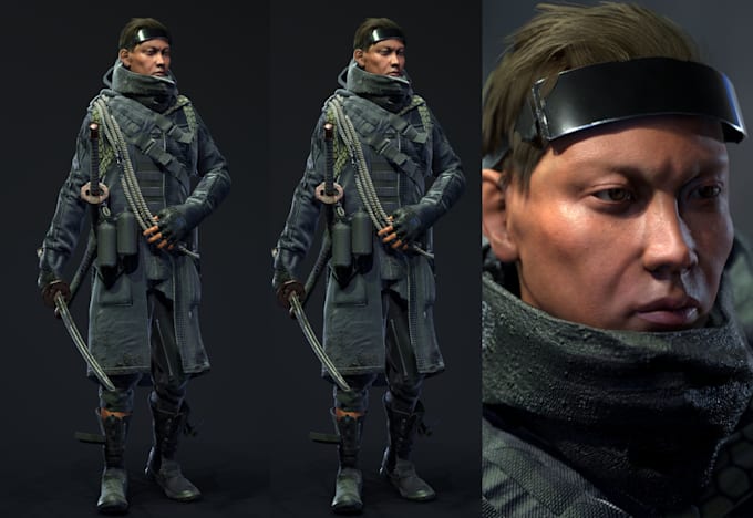 Do 3d character modeling 3d game character fortnite character unreal engine game by Diesel_0 ...