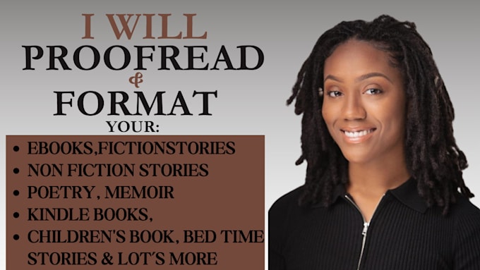 Proofread and developmental, copy edit, story editing, format romance ...