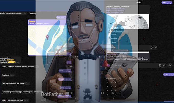 Create a custom telegram bot using python by Wassim_mg | Fiverr