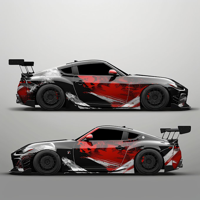 Racing car wrap, livery car wrap, itasha car wrap design by Sthikutox ...