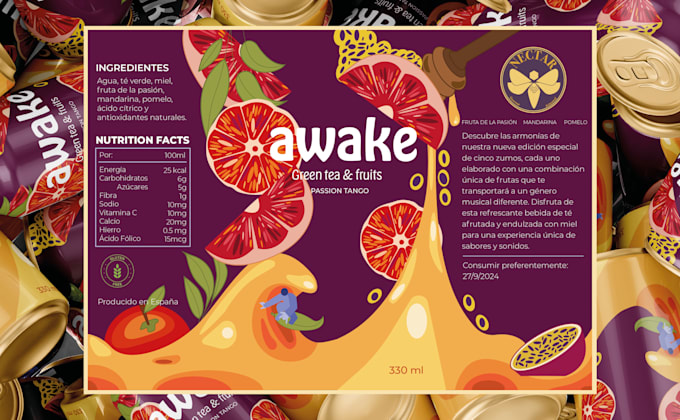 Design exclusive labels for your products by Marina_mesa | Fiverr