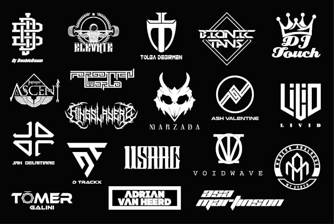 Design band, dj, edm and music logo by Alphaart777 | Fiverr