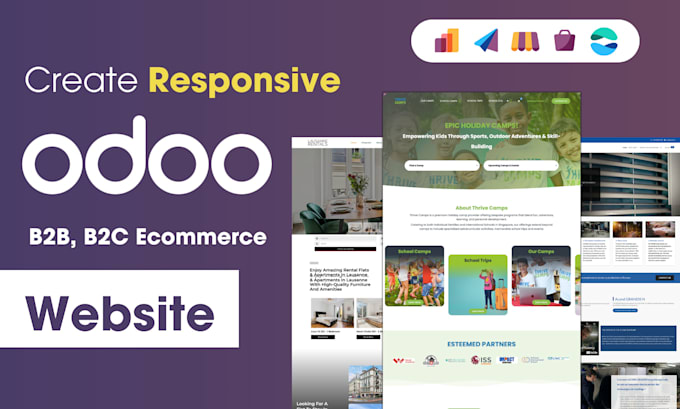 Develop responsive odoo website, dynamic odoo themes by Asmaahad | Fiverr