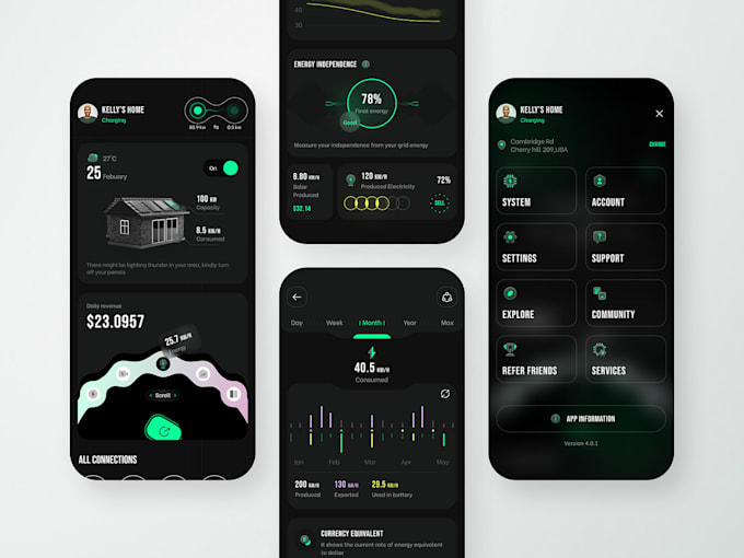 Power management app, home energy app, energy management app, solar ...
