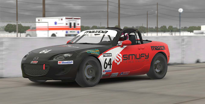 Make a simple and clean iracing livery for you by Tuckersalyer | Fiverr