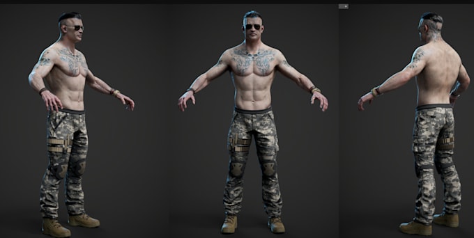Remodel,3d character, bake, pbr, texture, 3d rig ue, daz model sculpt ... Remodel,3d character, bake, pbr, texture, 3d rig ue, daz model sculpt ...